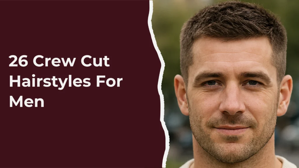 Crew Cut Haircut for Men | Classic Low Maintenance Style
